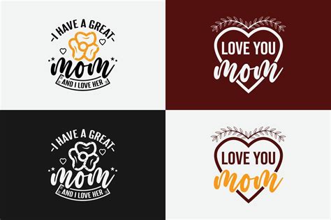 I Love You Mom Logos