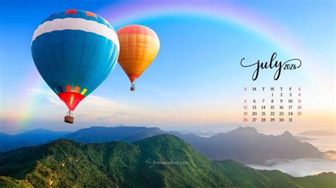 July 2026 Desktop Wallpaper Calendar Entheosweb