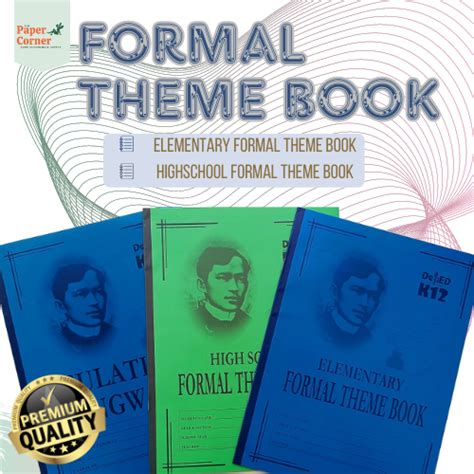 Formal Theme Book Booklet Elementaryhighschool 1pc Lazada Ph