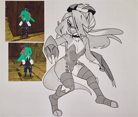 Player Character And Kubold Atlyss Drawn By Kambingoats Danbooru