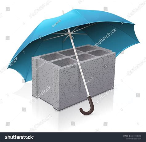 3d Cinder Block Isolated On White Stock Vector Royalty Free 2277738791 Shutterstock