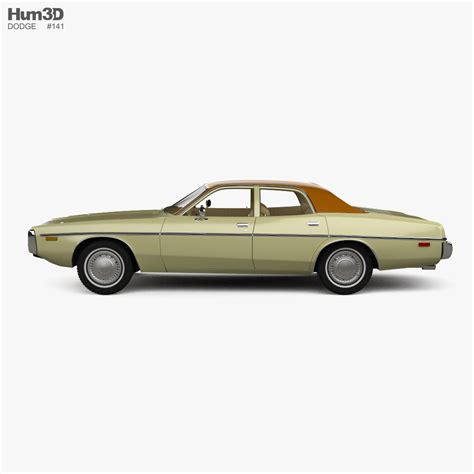 Dodge Coronet Sedán Custom V8 318 Con Interior Y Motor 1976 Modelo 3d