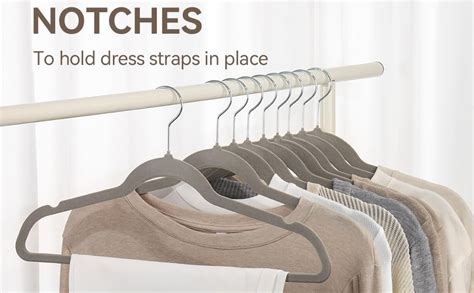Softflame Premium Velvet Hangers 30 Pack Non Slip Suit