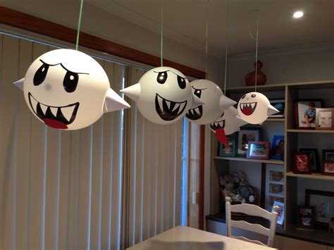 Mario Boo The Ghost Balloons Mario Halloween Party King Boo Mario