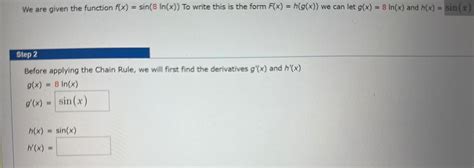 Answered We Are Given The Function F X Sin 8 In X To Write This Is Kunduz