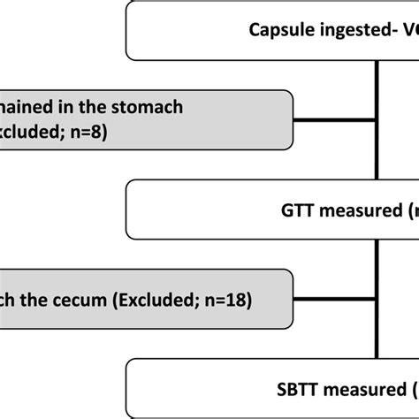 Flow Diagram Of Patients Included For Gastric Transit Time Gtt And
