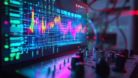High Tech Signal Processing With Analog To Digital Converter Display