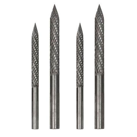 4pack Tire Bit Multi Sizes Tire Repair Carbide Burr Drill Bit Tire