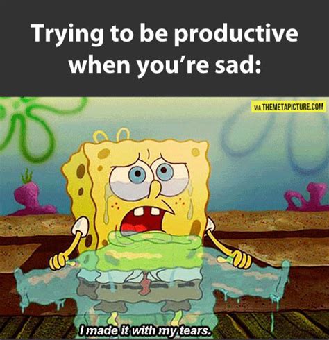 Depressing Quotes Spongebob Quotesgram