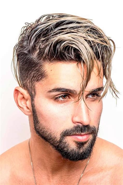 Side Swept Hairstyles Men Mens Hairstyles With Beard Hipster