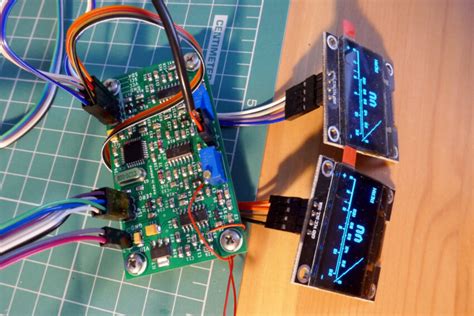 OLED Display Audio VU Meter AVR Arduino Project Electronics Lab