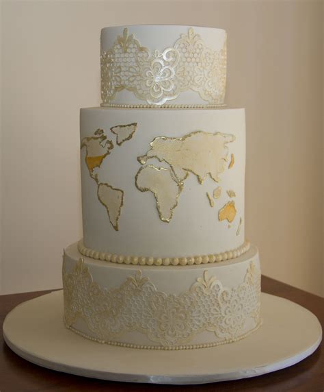 World Map Wedding Cake Artofit
