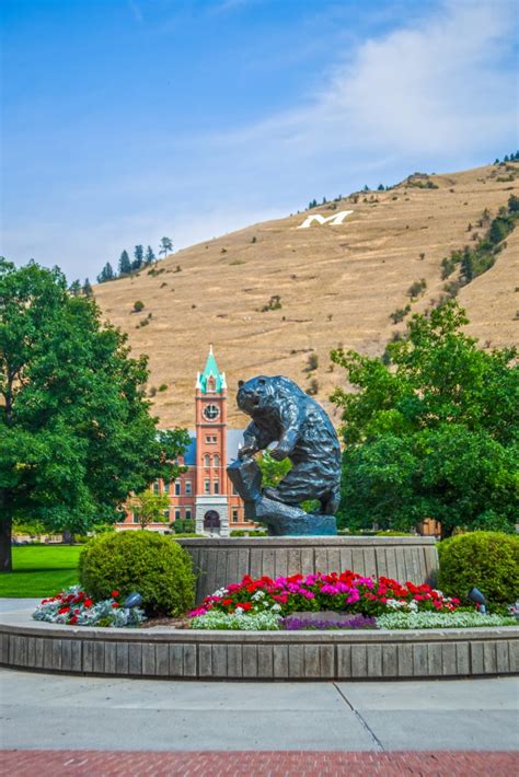 Most Beautiful College Campuses In America University Of Montana Destination Missoula
