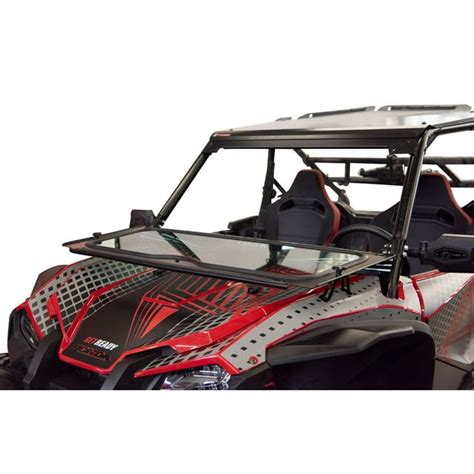 Tusk Utv Folding Glass Windshield With Windshield Wiper