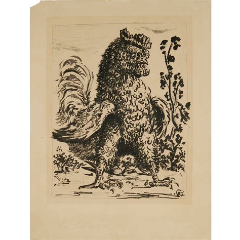 Pablo Picasso Drypoint Etching 1936 Sold At Auction On 18th November