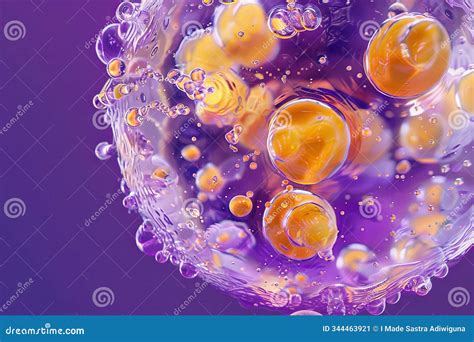 Round Cell Sarcoma Of A Lymphatic Gland Vintage Engraving Vector