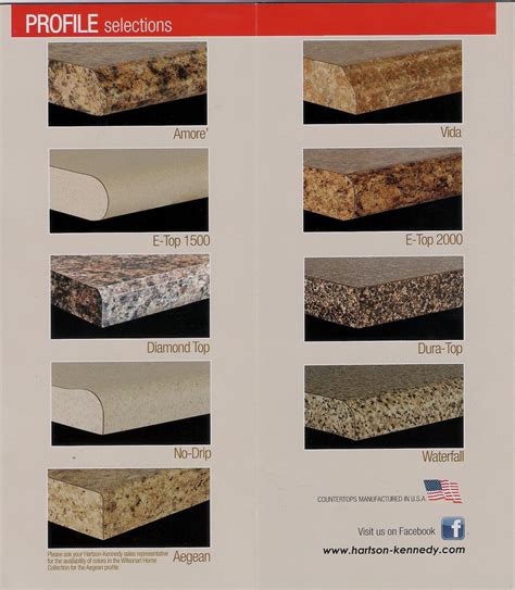 Wilsonart Laminate Countertop Edge Choices Countertops Ideas