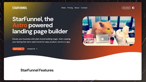 Github Unfolding Io Starfunnel The Astro Powered Landing Page Builder