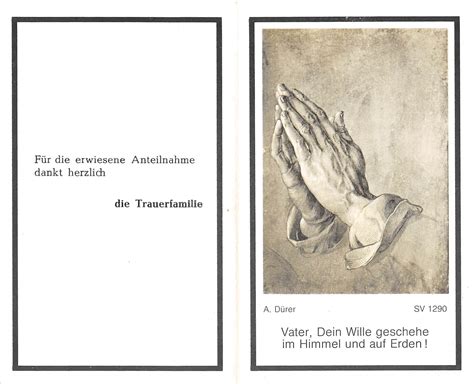 Stummer Maria Totenbilder