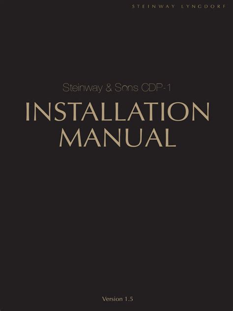 Cdp 1 Installation Manual Version 15 Pdf Mains Electricity