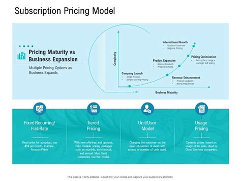 Smart Software Pricing Strategies Subscription Pricing Model Ppt