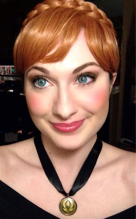Anna Frozen Cosplay Makeup