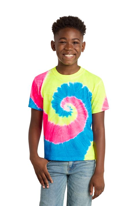 Port And Co Youth Tie Dye Tee Product Port And Company