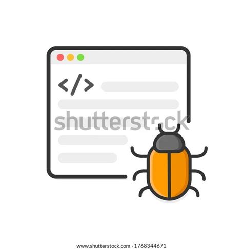 Find Bug Coding Application Browser Icon