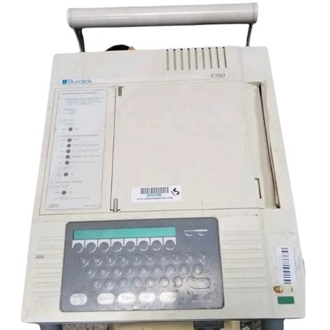 Burdick E350 Ecgekg Monitoring Machine Keebomed