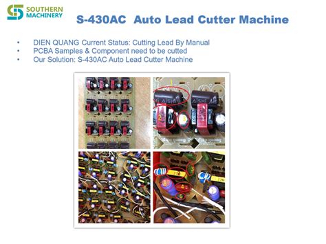 Automatic Electronic Component Lead Cutter Machine For Smart Ems