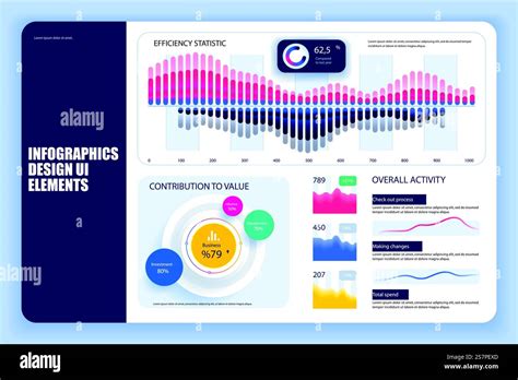 Bundle Infographic Elements Data Visualization Vector Design Template