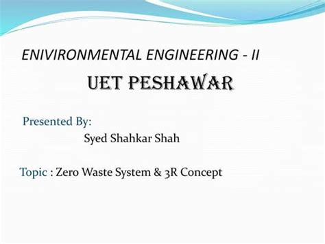 Zero Waste Concept Pptx