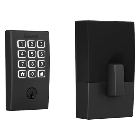 Schlage Arrive Century Matte Black Smart Wi Fi And Bluetooth Keypad