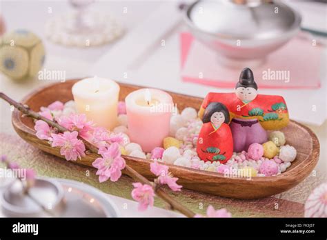 Japanese Hina Dolls Stock Photo Alamy