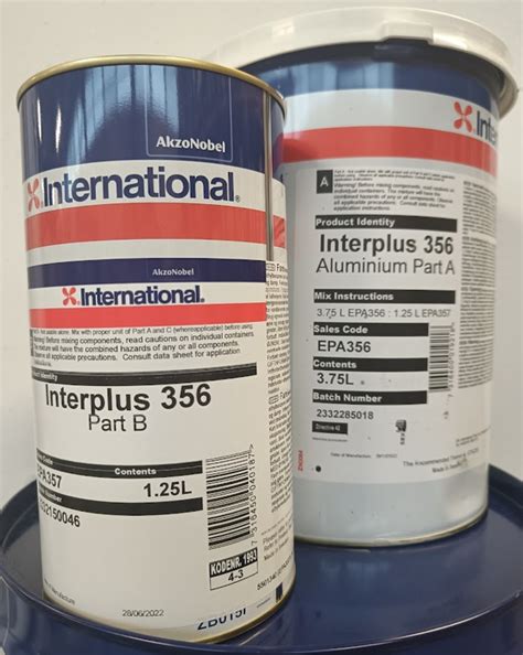 Interplus 356 Epoksimastic Pohjamaali 5l Veneelle
