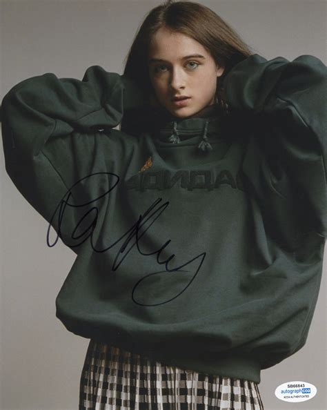 Raffey Cassidy Sexy Signed Autograph 8x10 Photo Acoa Outlaw Hobbies
