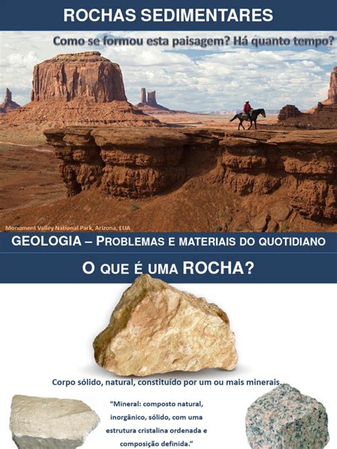 Rochas Sedimentares I O Que São Pdf Rocha Sedimentar Sedimento