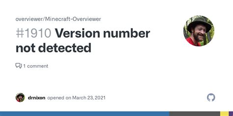 Version Number Not Detected · Issue 1910 · Overviewerminecraft Overviewer · Github