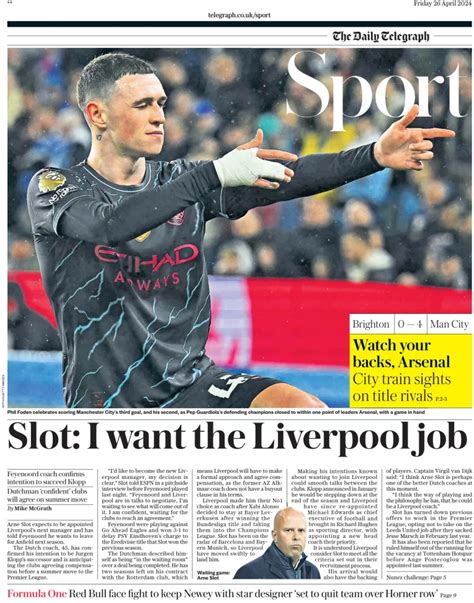 The Daily Telegraph Sport Subscriptions Pressreader