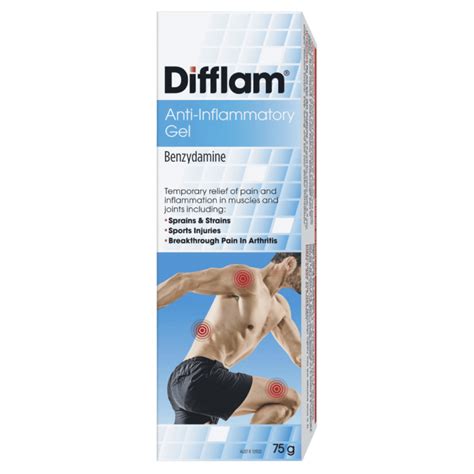 Difflam Anti Inflammatory Gel 75g Discount Chemist