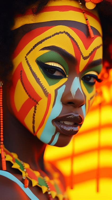 African Face Painting African Face Paint African Art Paintings