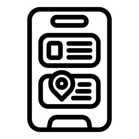 Premium Vector Pedometer App Icon Outline Vector Smart Activity Counter