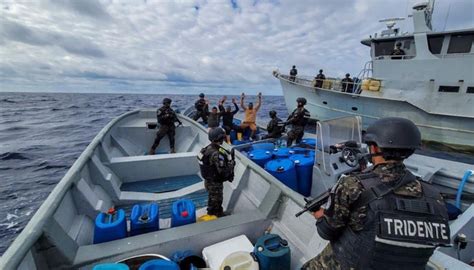 ¡interceptan Embarcación Con Fuerte Cantidad De Droga En Alta Mar