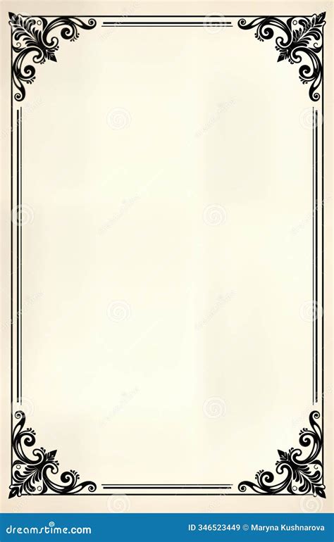 Blank Funeral Flyer Mockup Elegant Floral Frame Design Cross Motifs Neutral Background Print