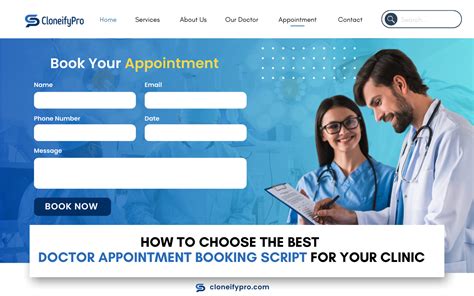 How To Choose The Best Doctor Appointment Booking Script For Your Clinic Cloneifypro