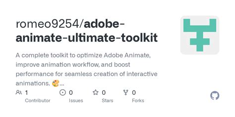 Github Romeo9254adobe Animate Ultimate Toolkit A Complete Toolkit