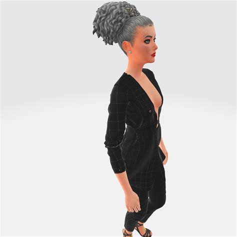 3d Model Saara The Explorer Vr Ar Low Poly Cgtrader