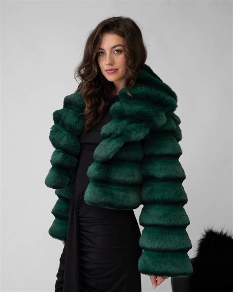 Faux Chinchilla Jacket