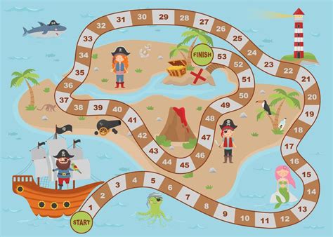 Mapa Del Tesoro Para Niños