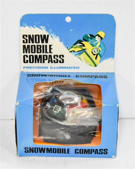 New Old Stock Vintage Snowmobile Compass
